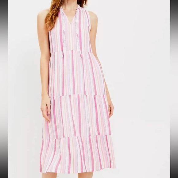 LOFT | Dresses | New Loft Striped Maxi Dress | Poshmark
